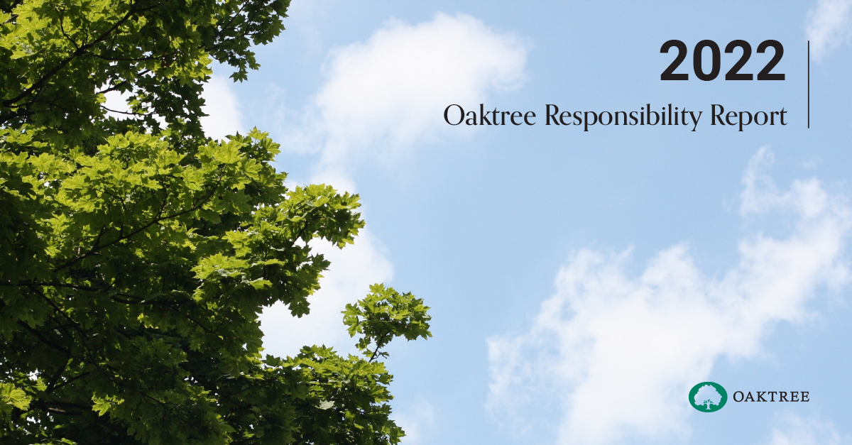 2022 Oaktree Responsibility Report